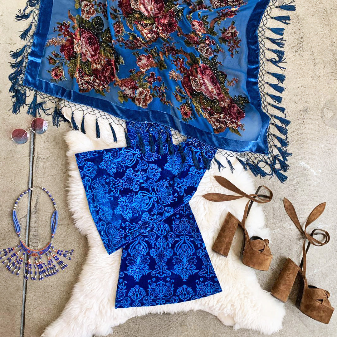 OH, SWEET MARY (ROYAL BLUE) – girl on a vine
